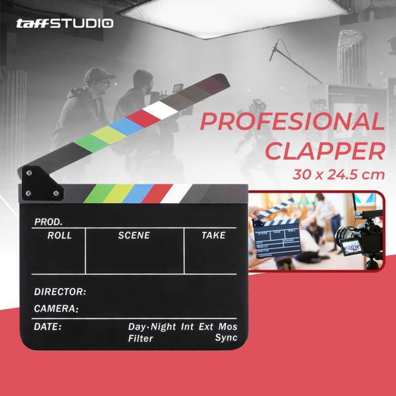 Promo Clapper Board Alat Syuting Sutradara Peralatan Syuting Video ...