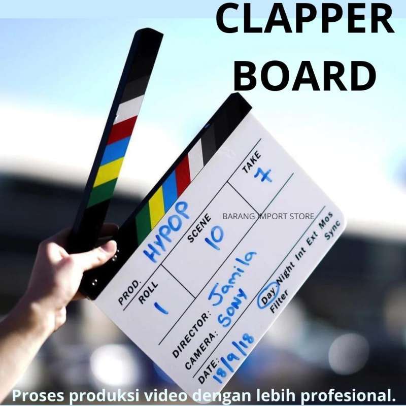 Promo Clapper Board Alat Syuting Sutradara Peralatan Syuting Video ...