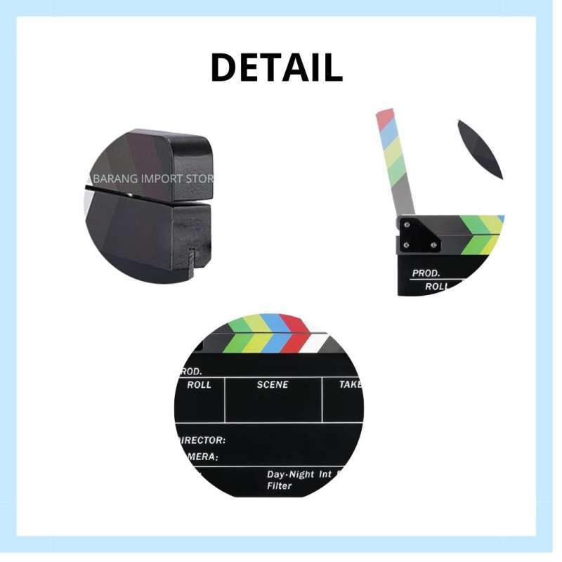 Promo Clapper Board Alat Syuting Sutradara Peralatan Syuting Video ...