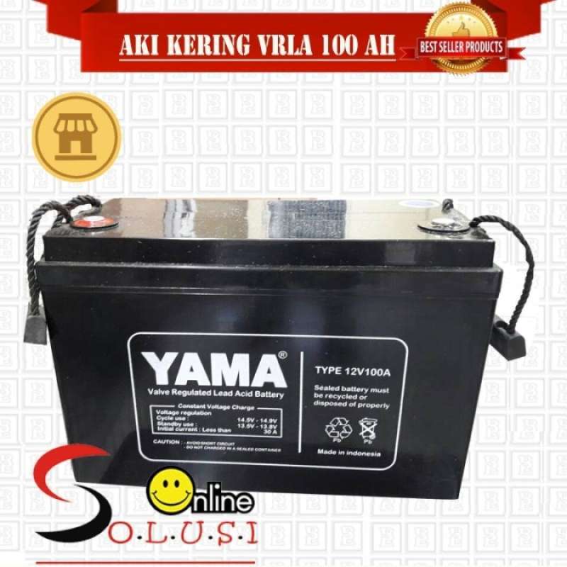 Promo Battery/aki Vrla 100ah 12v Yama Diskon 23% Di Seller Zainka Store ...