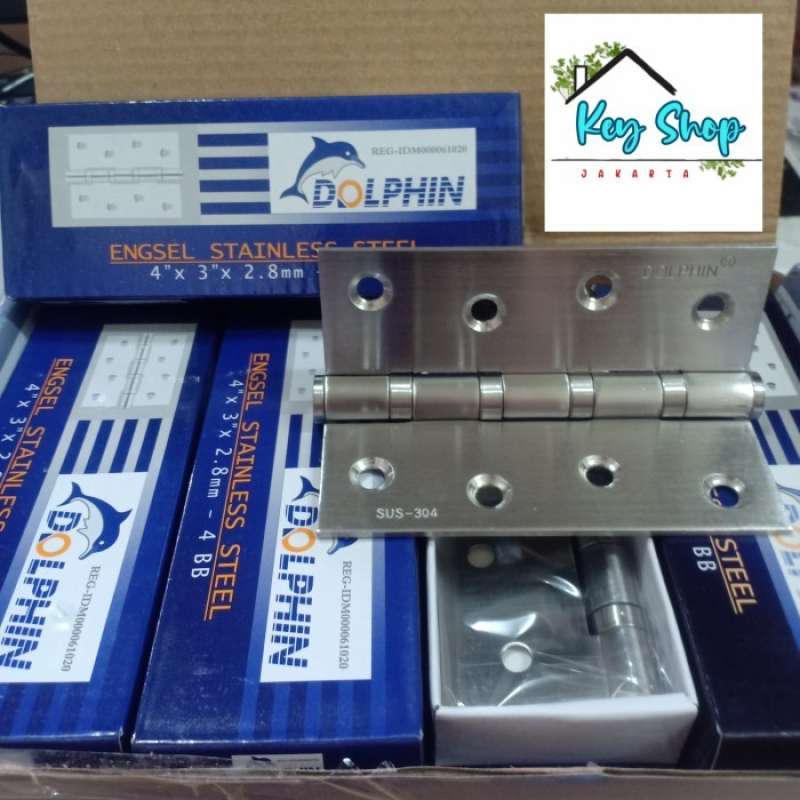 Promo Engsel Tebal Stainless 4 Inch / Engsel Pintu Diskon 23% Di Seller ...
