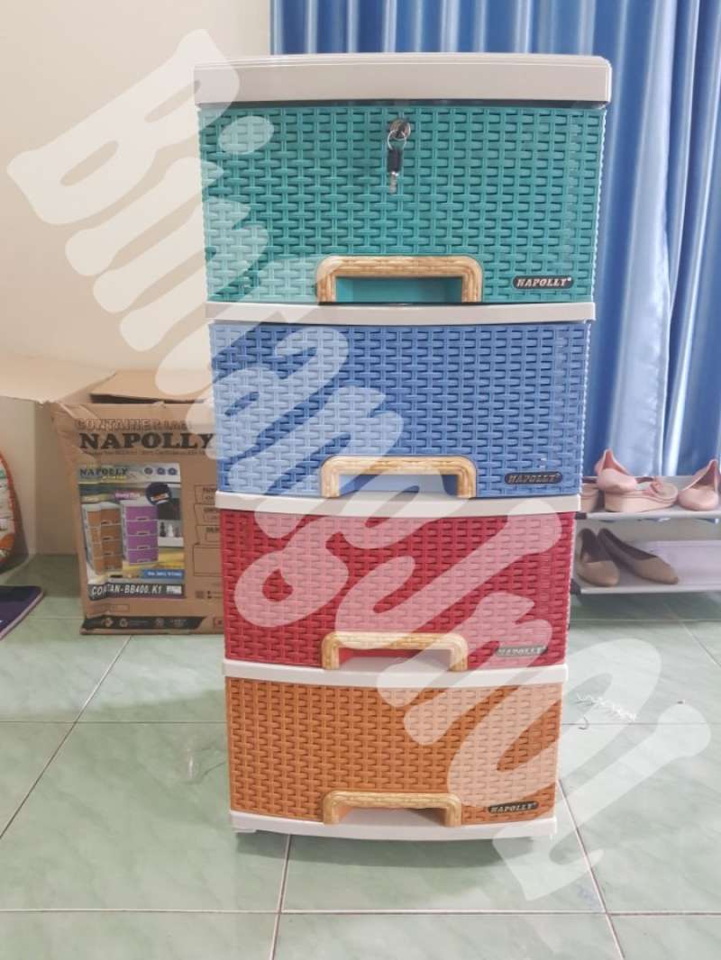 Promo Lemari Napolly 5 Susun Napolly 5 Laci Warna Warni Diskon 23% Di ...