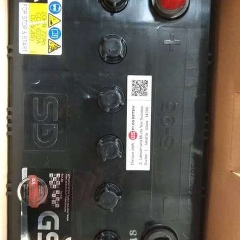 Jual Khm Aki Mobil Battery Gs Astra Type Gs Mf Iss S95 72ah ...
