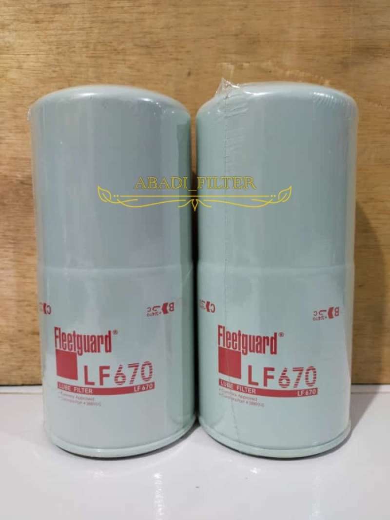 Promo New Lube Filter Fleetguard / Oil Filter Fleetguard Lf670 / Lf 670 ...