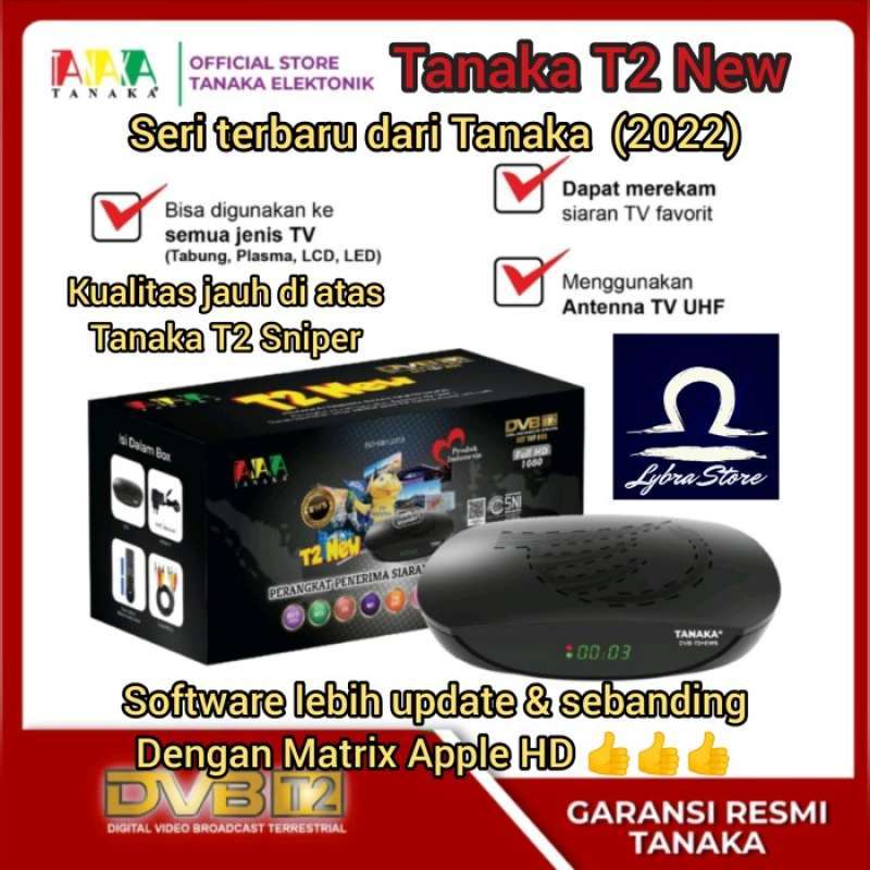 Promo Set Top Box (STB) Tanaka T2 New 2022 STB DVB/T2 Digital TV Diskon ...
