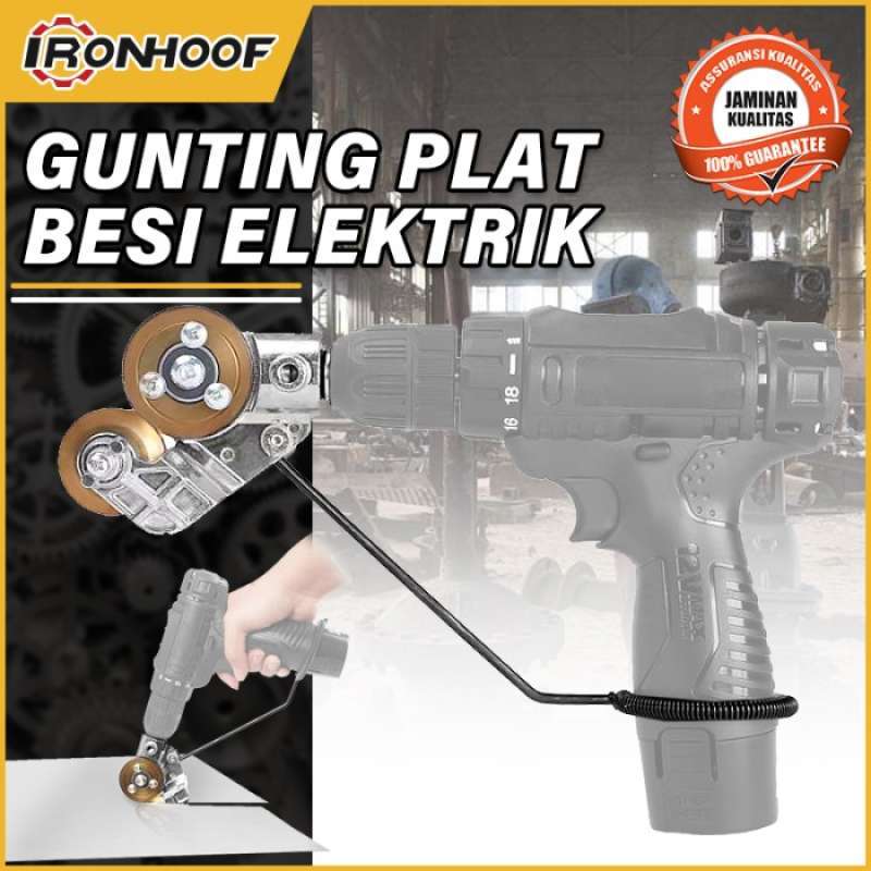 Promo Adapter Drill Plate Cutter Converter Alat Potong Gunting Plat ...