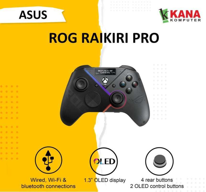 Jual Asus Rog Raikiri Pro Wireless Gamepad Multiplatform Xbox ...