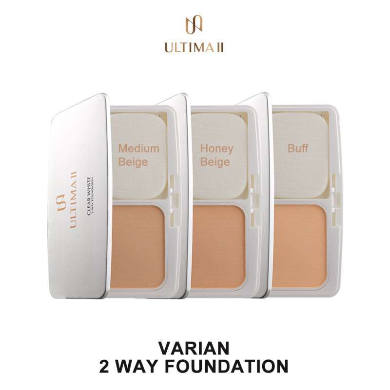 Jual Ultima II Clear White 2-way Whitening Foundation - Bedak Padat ...