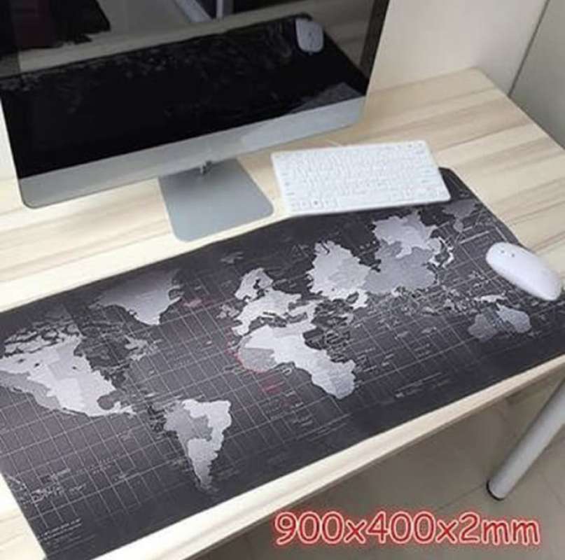 Promo Mousepad World Map Desk Pad Table Top Jumbo Diskon 23% Di Seller ...