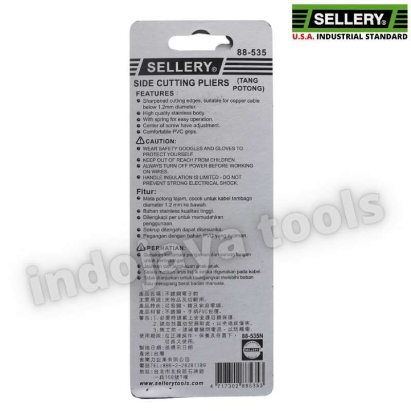 Promo TANG POTONG KAWAT MINI / KNIP 4 1/2 SIDE CUTTING PLIERS SELLERY ...