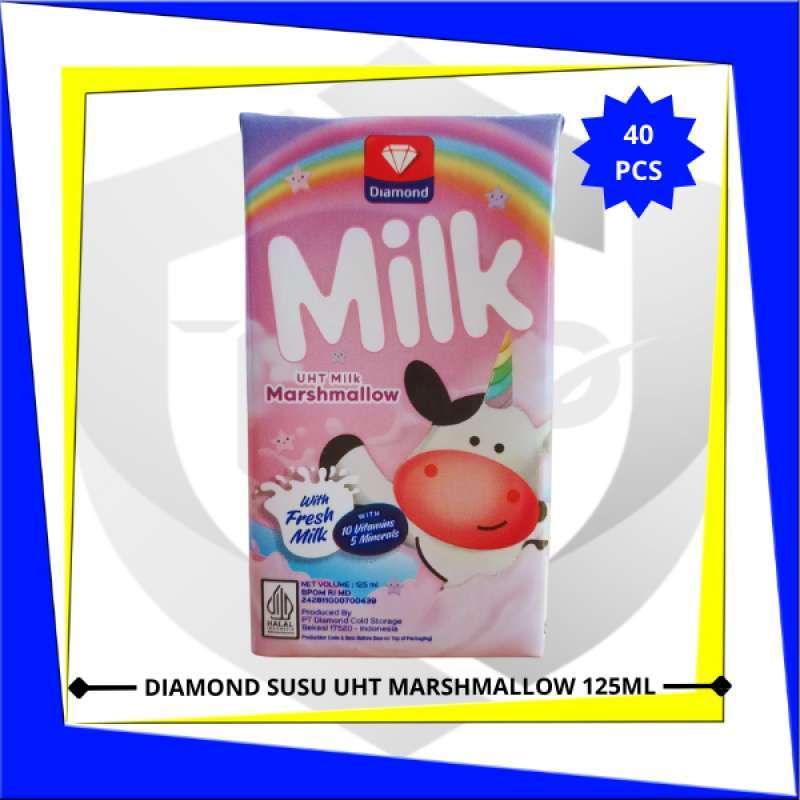 Jual Diamond Susu Uht Marshmallow 125ml X 40 Pcs (1 Karton) Di Seller Toko Susu Dan Popok ...