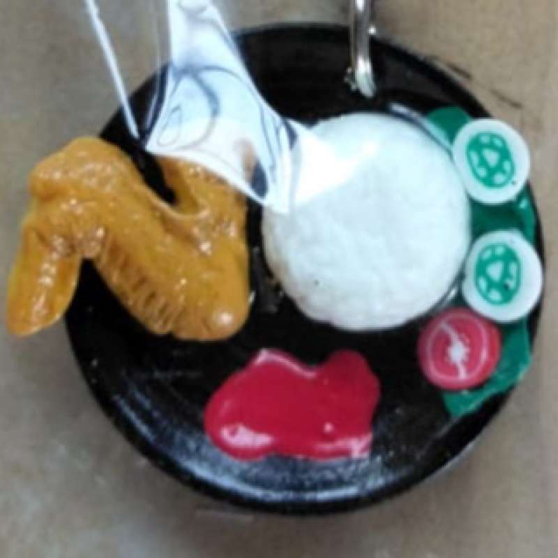 Jual MAGNET KULKAS MINIATUR AYAM IKAN GORENG INDOMIE BAKSO MIE AYAM ...