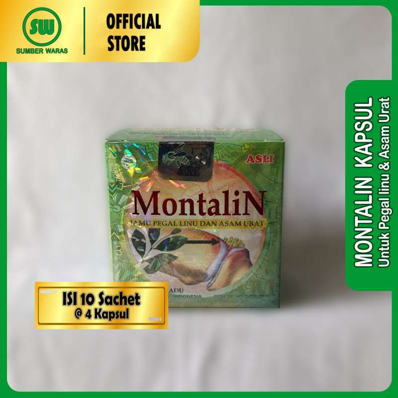 Promo Montalin Kapsul - Isi 10 Sachet @ 4 Kapsul - Meringankan Asam ...