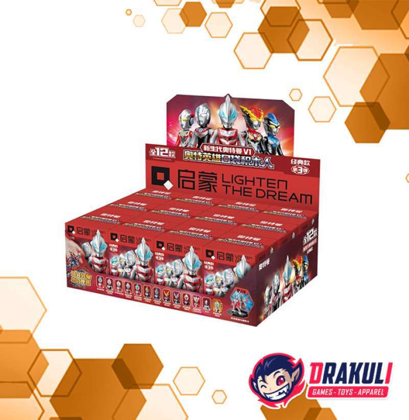 Jual Toys Qman Ultraman Classic Edition Vol. 3 New Generation Blind Box ...