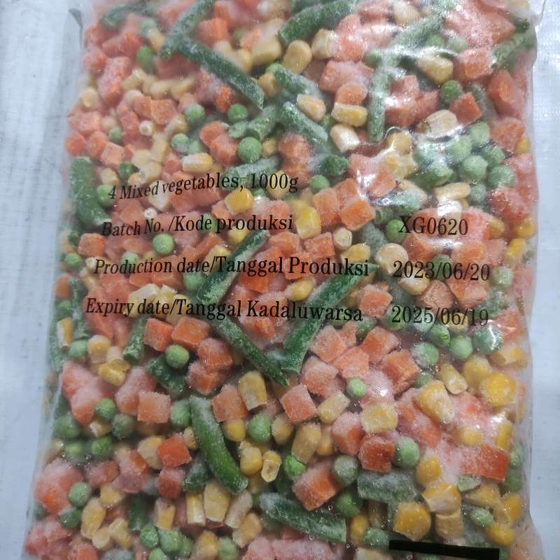 Promo 4 Mix Vegetable 1kg Diskon 3% Di Seller Wahana Food - Kalideres ...