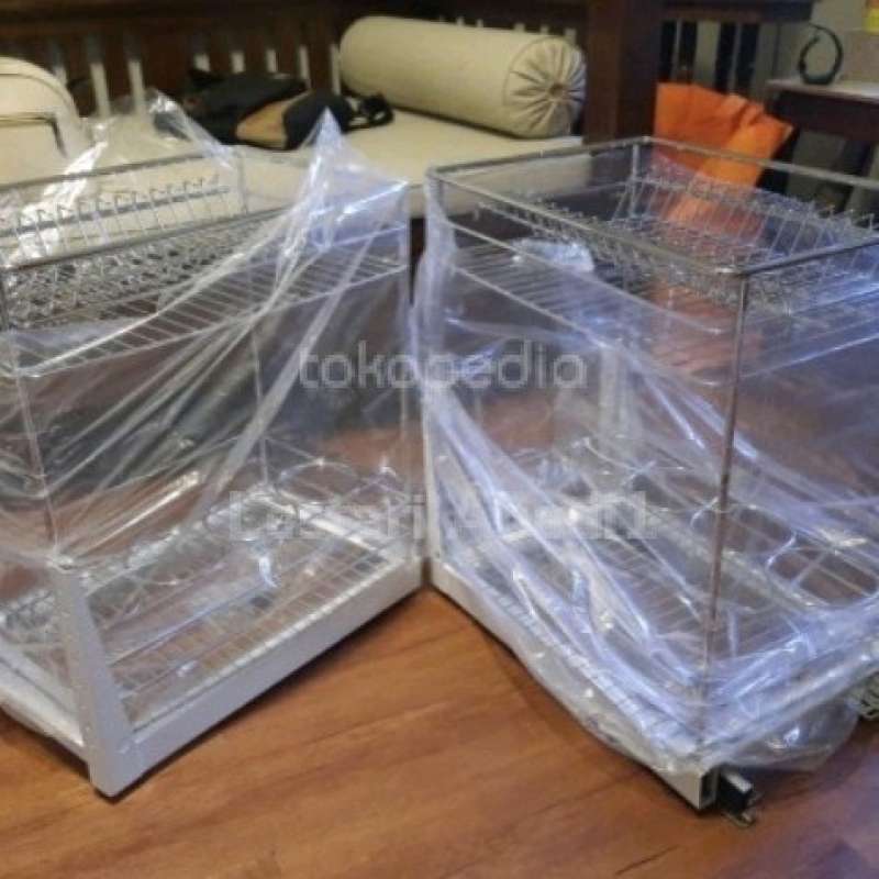Jual Rak Piring Kitchen Set Bawah Piring Dan Botol Ts - 30cm Di Seller ...