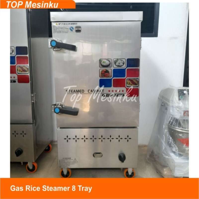 Promo Gas Rice Steamer 8 Tray Heavy Duty - Mesin Penanak Nasi 8 Loyang ...