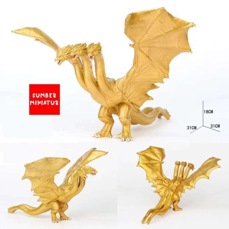 Promo Mainan Figure Godzilla Ghidorah King Of Monster 2019 Monster Zero ...