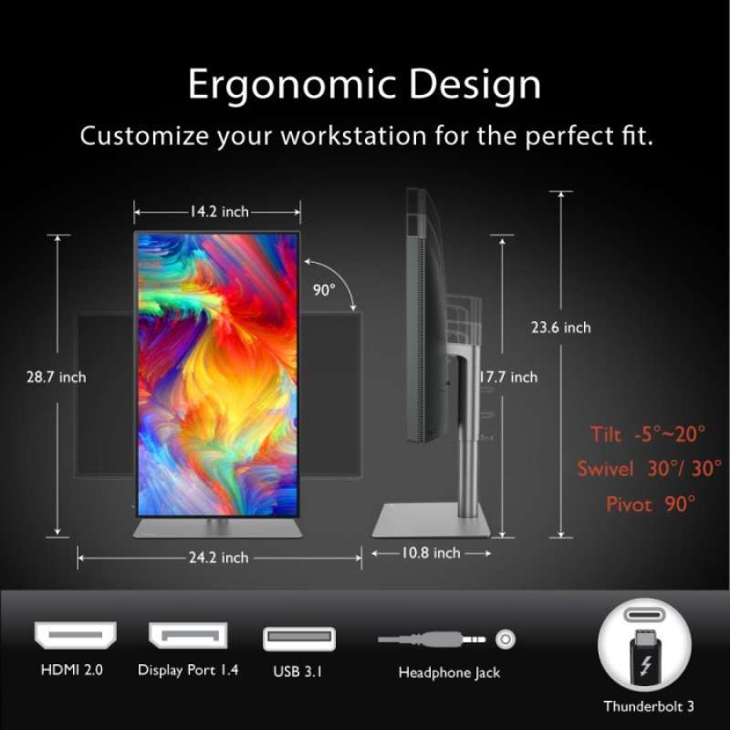 Promo Diskon Monitor 4K Benq Pd2725U 27 Inch Ips Tb3 Professional ...