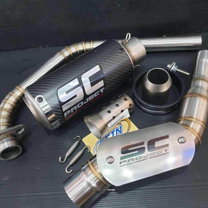 Promo KNALPOT SC PROJECT CR-C CARBON FULL SYSTEM XSR R15 V3 MT ...