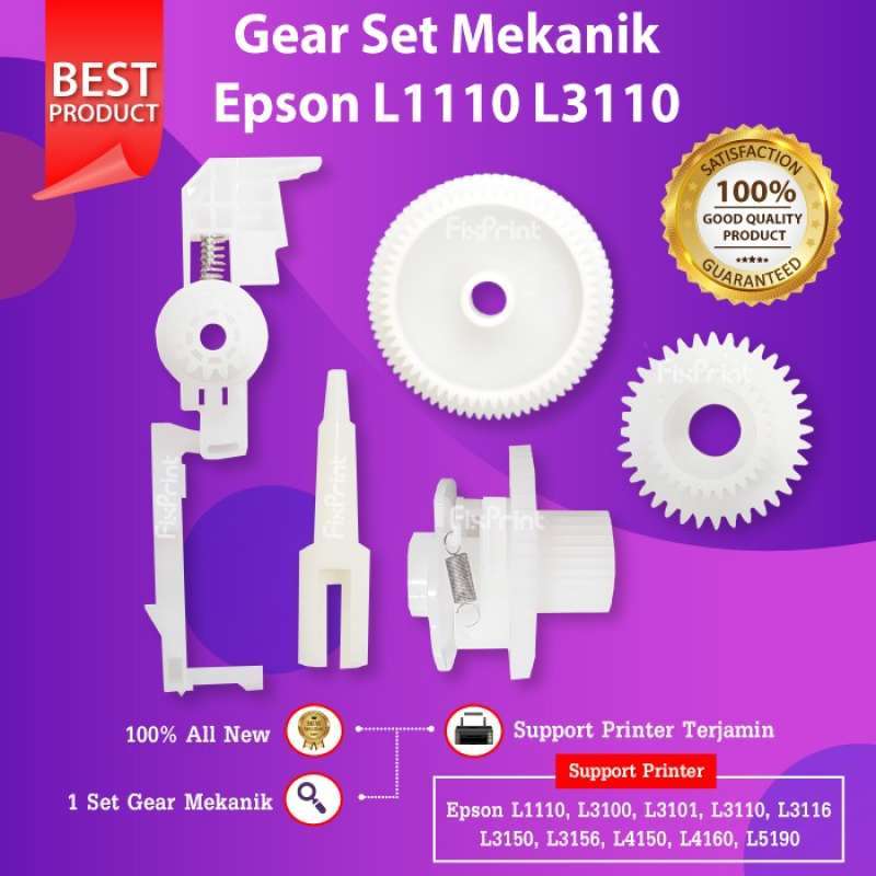 Promo Terbaru Gear Set Mekanik Printer Epson Ecotank L3110 L1210 L3210 ...