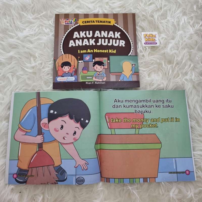Jual [Felizkids][BK15] buku cerita bergambar anak seri cerita tematik - ANAK JUJUR di Seller ...