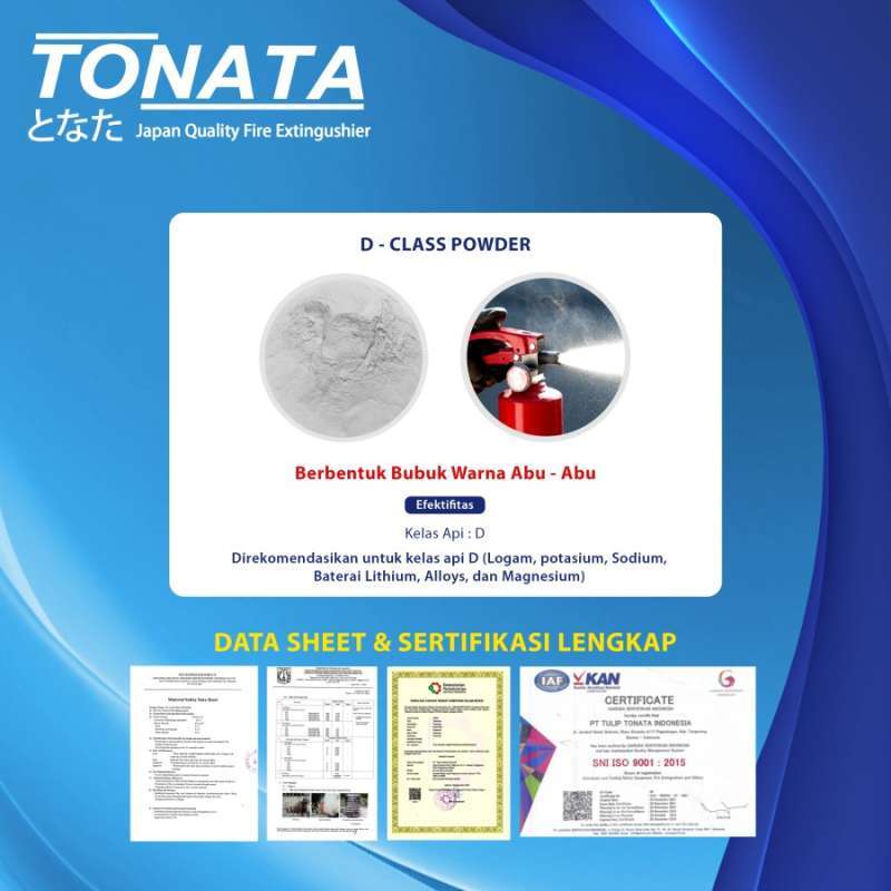Jual Apar D-class Powder 6 Kg Tonata / Apar 6kg Logam Baterai Di Seller ...