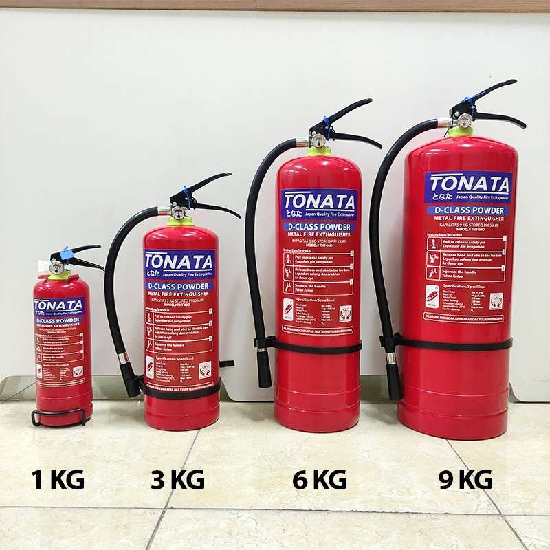 Jual Apar D-class Powder 6 Kg Tonata / Apar 6kg Logam Baterai Di Seller Tonata Safety Official ...