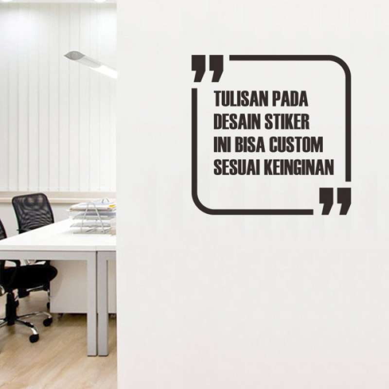 Promo Cutting Stiker Custom Teks Tulisan Kaca Dinding Motivasi Sticker Diskon 33 Di Seller