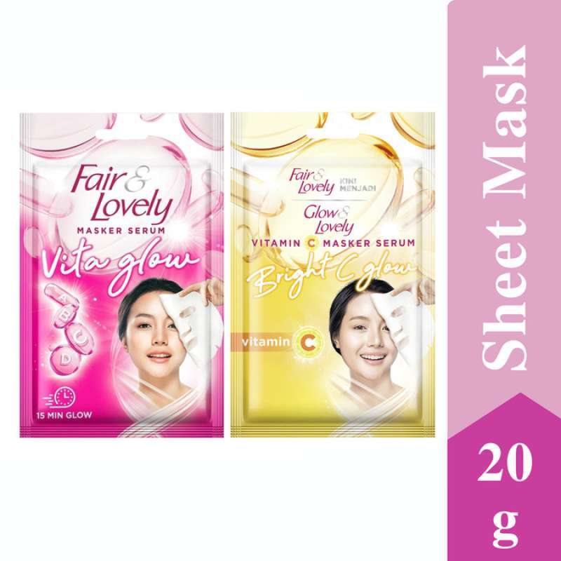 Jual Glow & Lovely Serum Sheet Mask 20 Gr Di Seller Premier Market Id - Cengkareng Timur, Kota ...