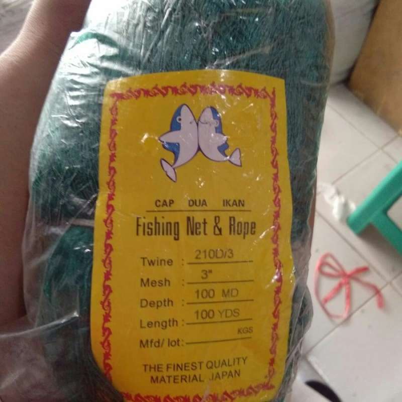 Jual Jaring Ikan Nylon 3 Inch D3 100x100 Fishing Net Promo Di Seller ...