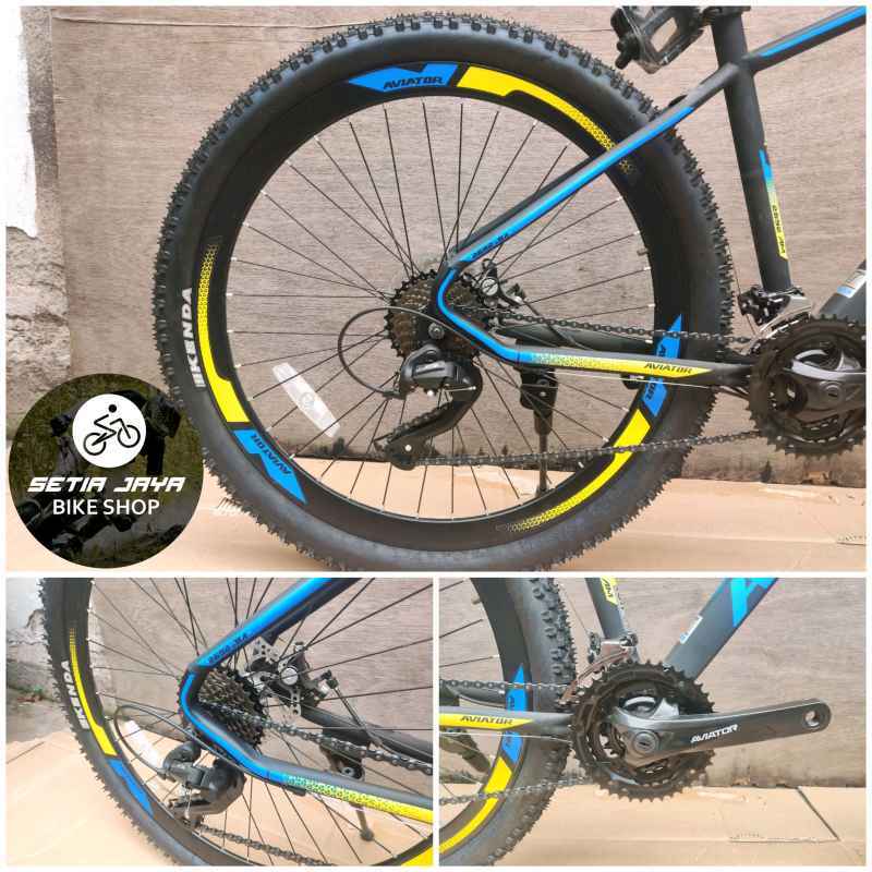 Jual Sepeda Gunung MTB 27.5 Inch AVIATOR 2692 AM VT Steel 3x9 Speed ...