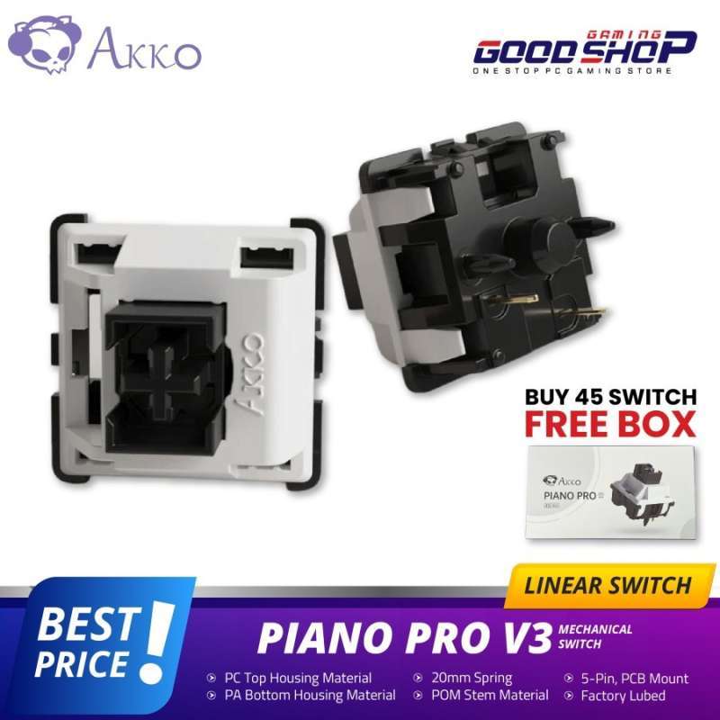 Promo Akko V3 Piano Pro Switch - Mechanical Switch Keyboard - 5 Pcs Diskon 12% Di Seller Good ...