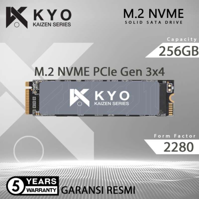 Jual SSD M2 NVME / M.2 NVME/ M2NVME 256GB KAIZEN RESMI (GARANSI 5 TAHUN ...