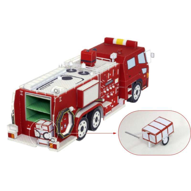 Promo Papercraft Mobil Truk Pemadam Kebakaran Diskon 23% Di Seller ...