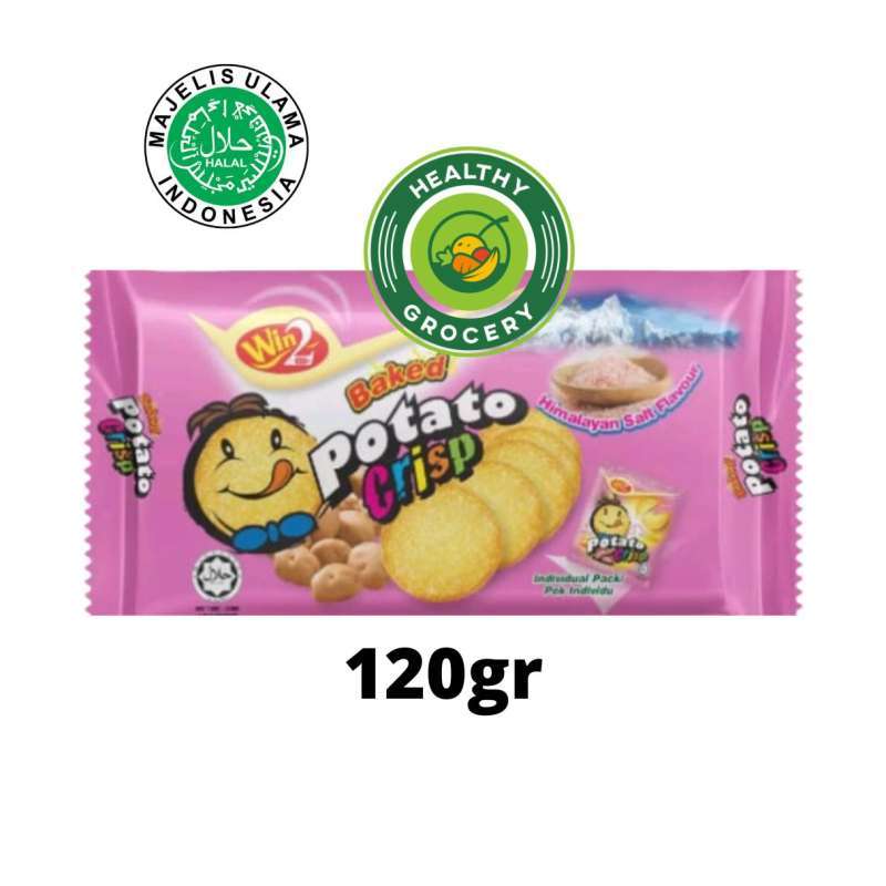 Jual Win2/ Win Win Baked Potato Crisp Himalayan Salt 120gr di Seller ...