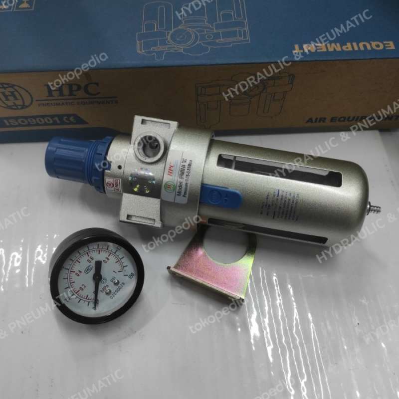 Promo Pneumatic Air Filter Regulator 1/2 Inch Manual Drain Bfr-4000 Hpc ...