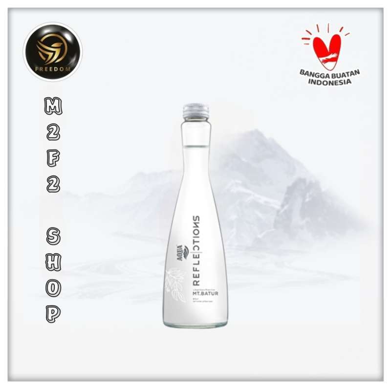 Promo Air Mineral Aqua Reflections Still Botol Kaca - 380 ml (Kemasan 6 ...