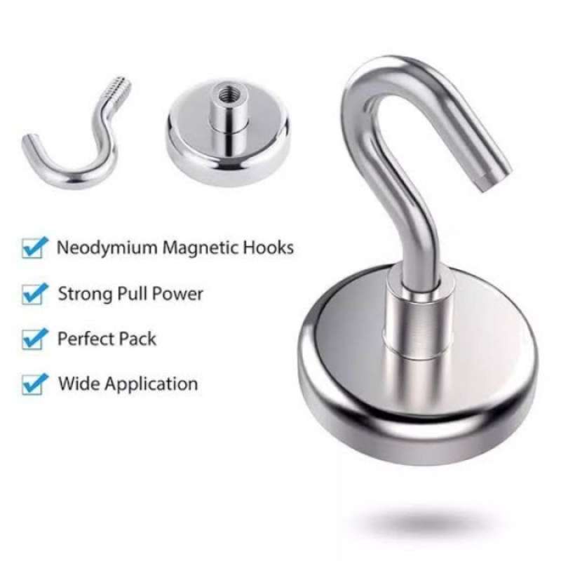 Promo MAGNET NEODYMIUM BULAT BESAR 150KG STRONG MAGNET FISHING WITH ...
