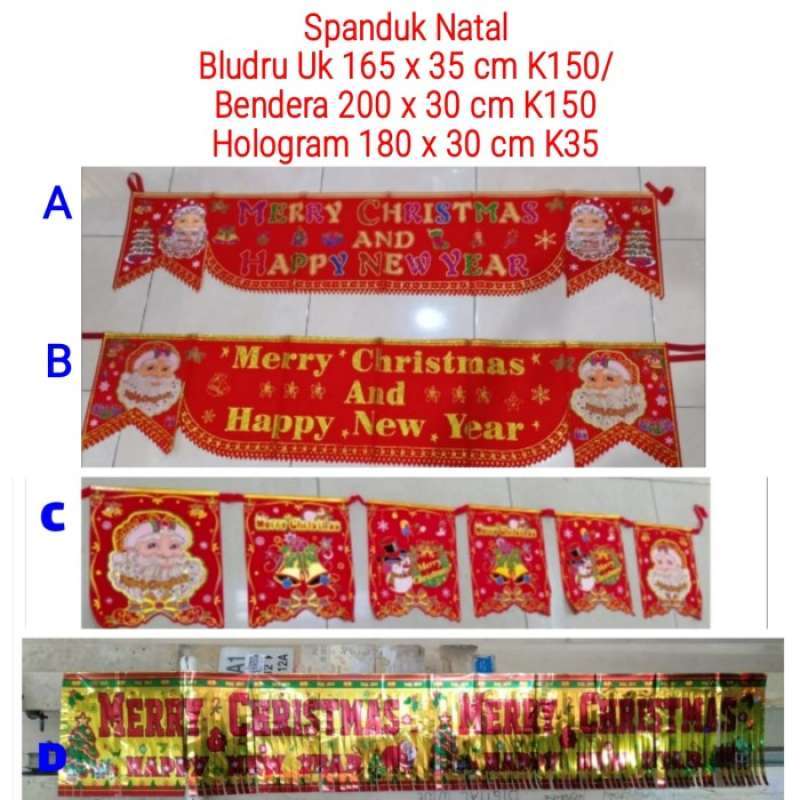 Jual Flag Banner Natal Original Murah - Harga Diskon April 2024 ...
