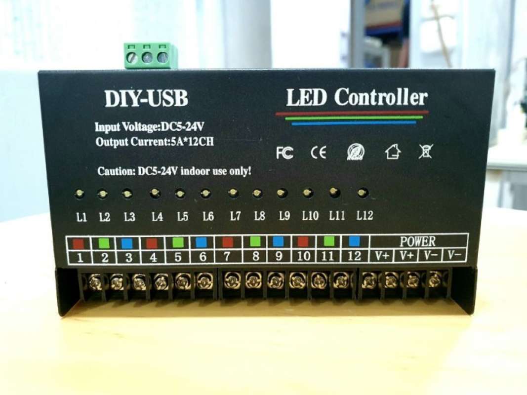 Promo 12 Channel Diy-usb Matrix Rgb Led Controller Programmable F16 ...