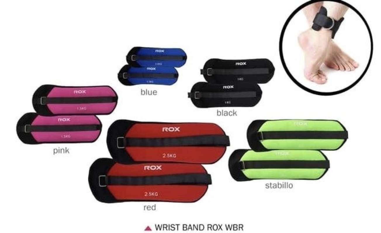 Jual Hand Foot Band Weight Rox 2 Kg Bending Pemberat Kaki Dan Tangan Di ...