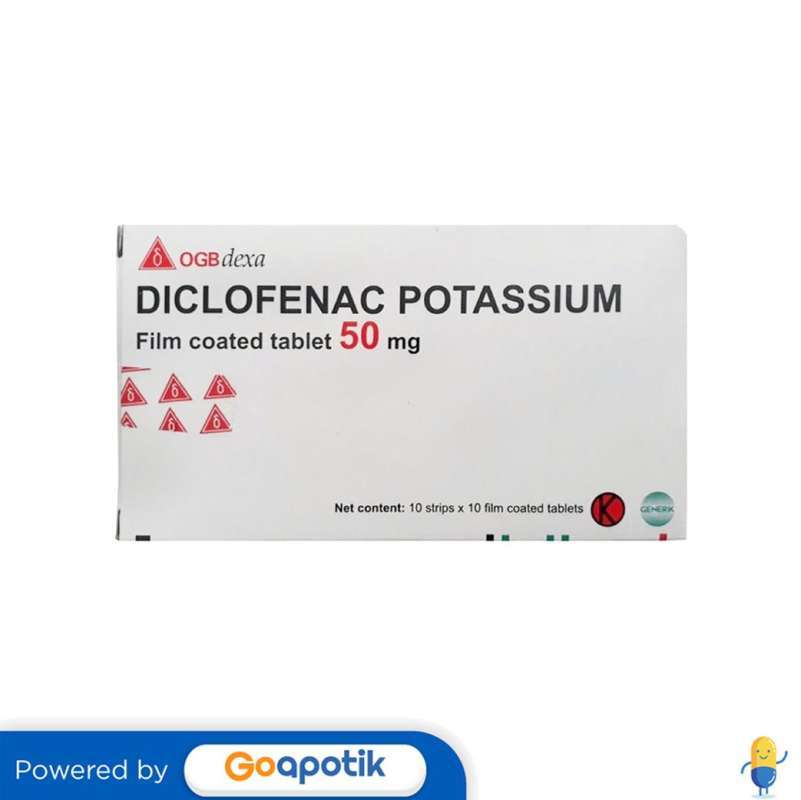 Jual Diclofenac Potassium Ogb Dexa Medica 50 Mg Box 100 Tablet Di Seller Apotek Alisa - Pacar ...