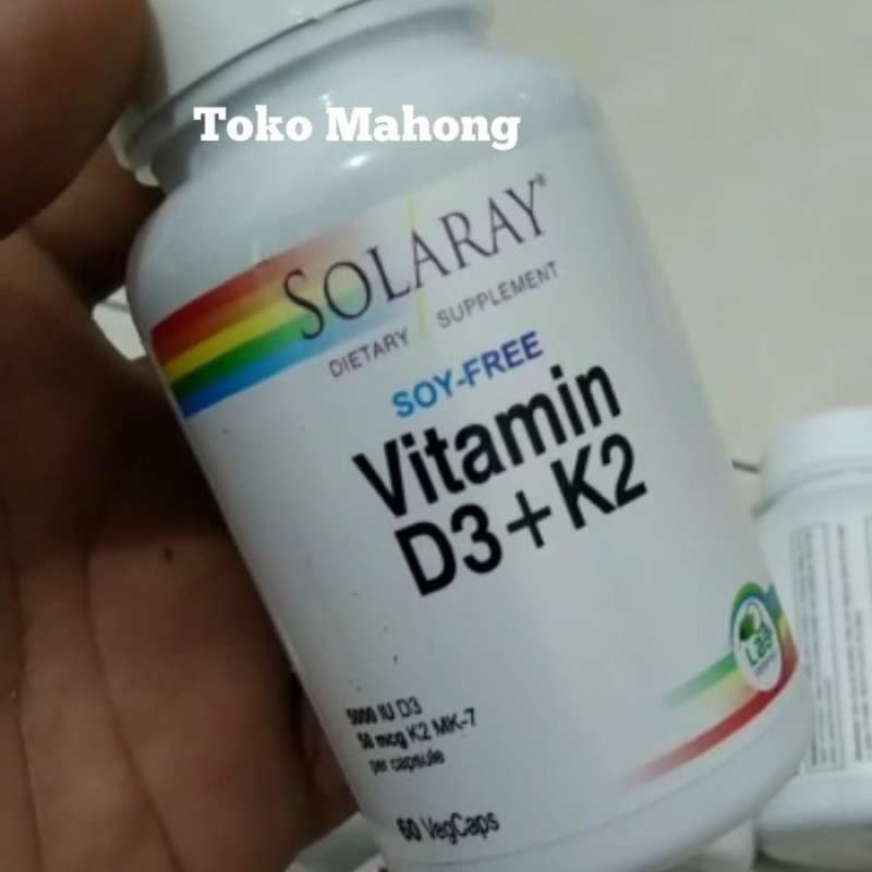 Promo Solaray Vitamin D3 + K2 | D3 5000 Iu Solaray Vit Isi 60 Capsules ...