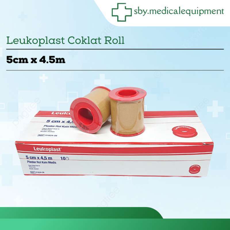 Promo Leukoplast 5cm X 4.5m / Plester Rol Kain Leukoplas Diskon 33% Di ...