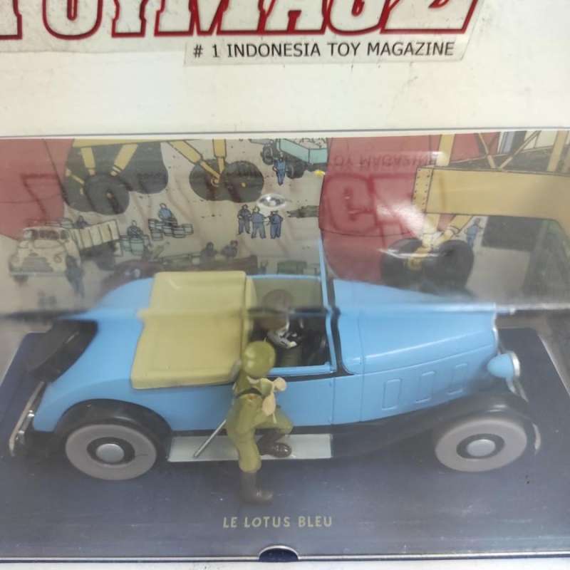 Jual Mobil Resin (bukan) Diecast Dan Figure Tintin Dan Lotus Biru (the ...