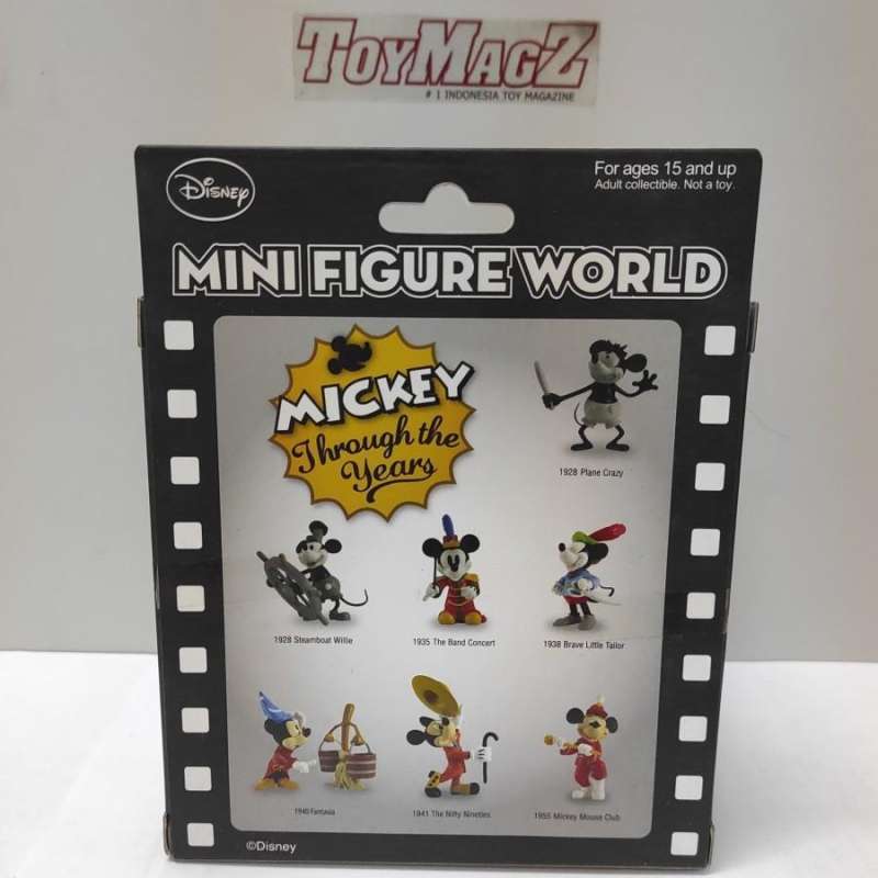 Jual Mini Figure World Disney 1928 Steamboat Willie Mickey Mouse Play ...