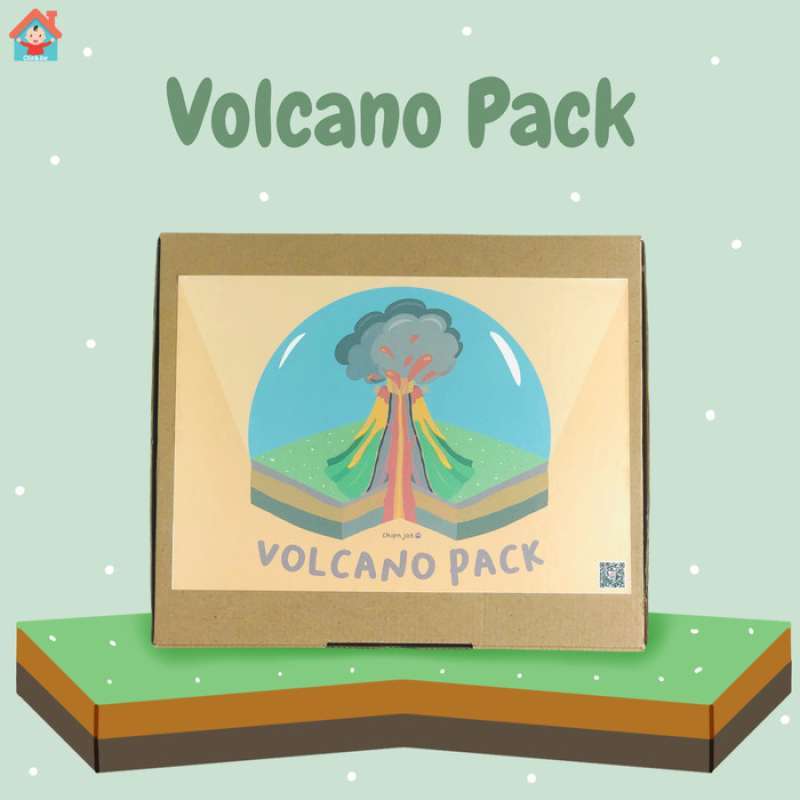 Promo Activity Box Learning Kit Belajar Montessori Inspired Volcano ...