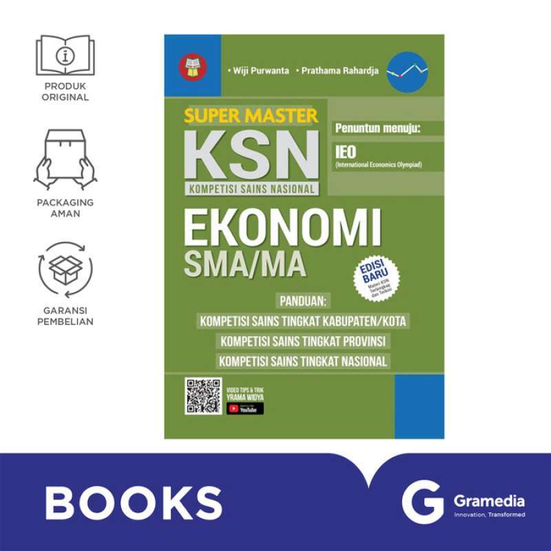 Promo Sma/Ma Super Master Ksn Ekonomi : Kompetisi Sains Nasional Diskon 25% di Seller Onic Shop ...