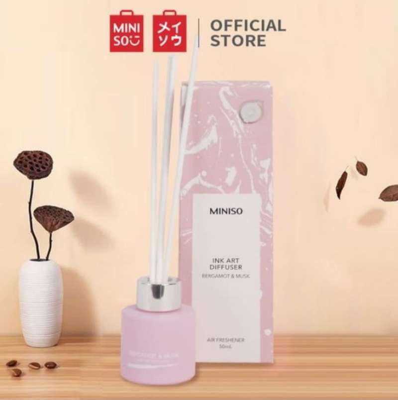 Jual Miniso Ink Art Diffuser Scent Diffuser Pengharum Ruangan 50ml Di ...